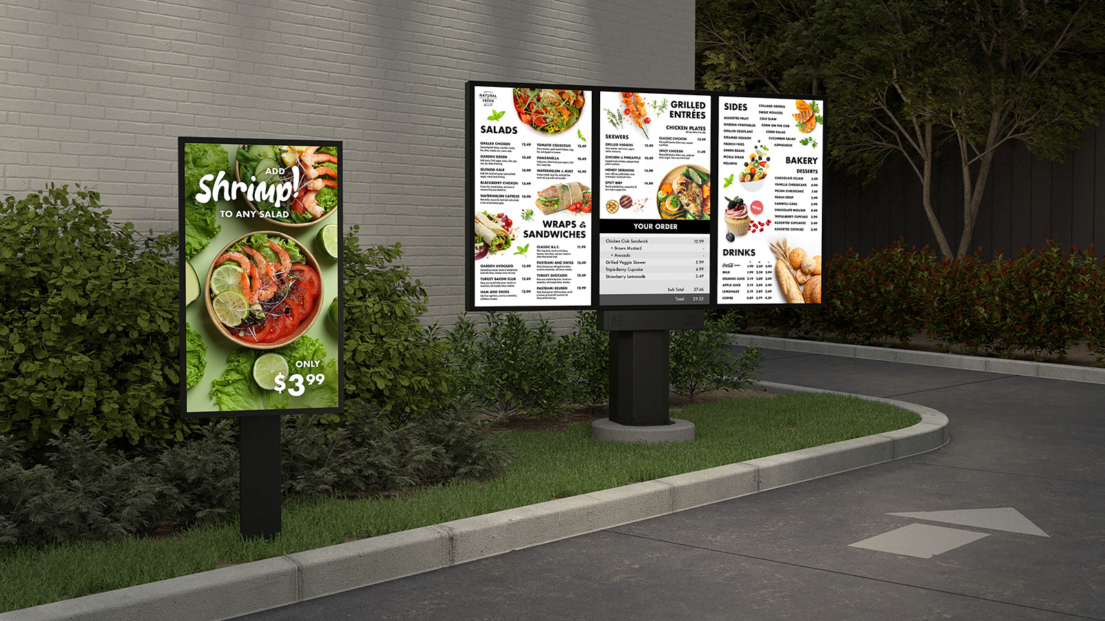 Enhance the Drive Thru Experience with Digital Outdoor Menu Boards | Hughes